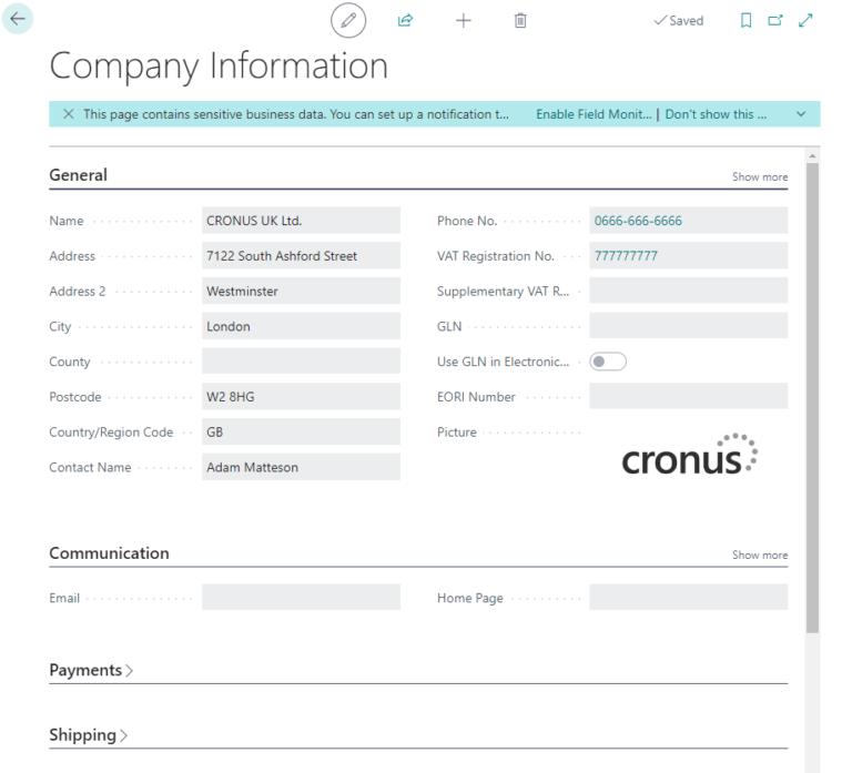 How to Set Up a New Company in Business Central - AMS