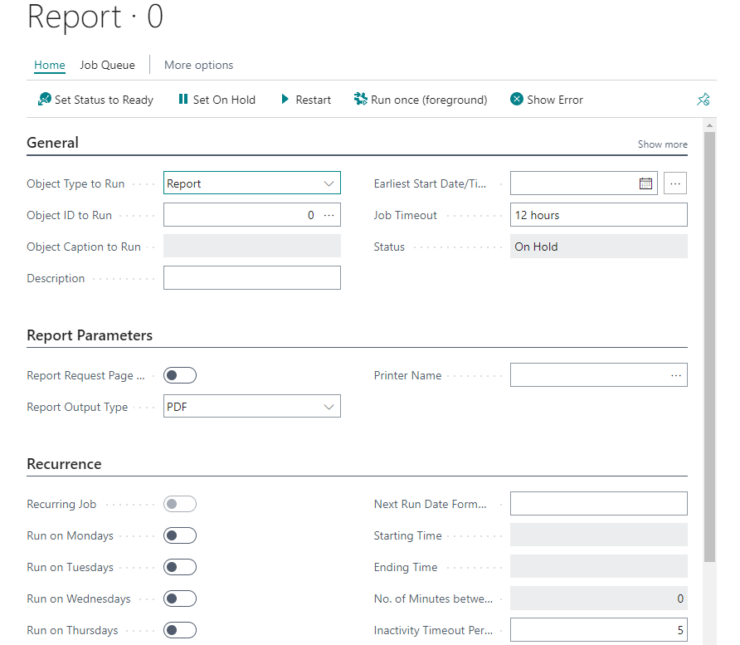 How To Run Reports In Business Central - All My Systems