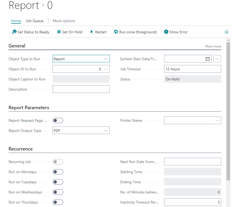How To Run Reports In Business Central - All My Systems