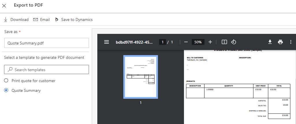 Step-by-Step Guide to Quotes and Orders in Dynamics Sales