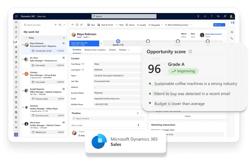 Dynamics 365 Sales - With AI to Boost Seller Efficiency